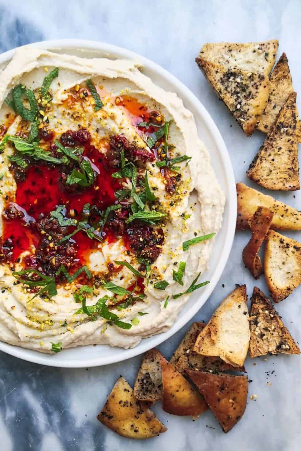 Creamy Super Smooth Hummus (Oil Free) - Dished by Kate