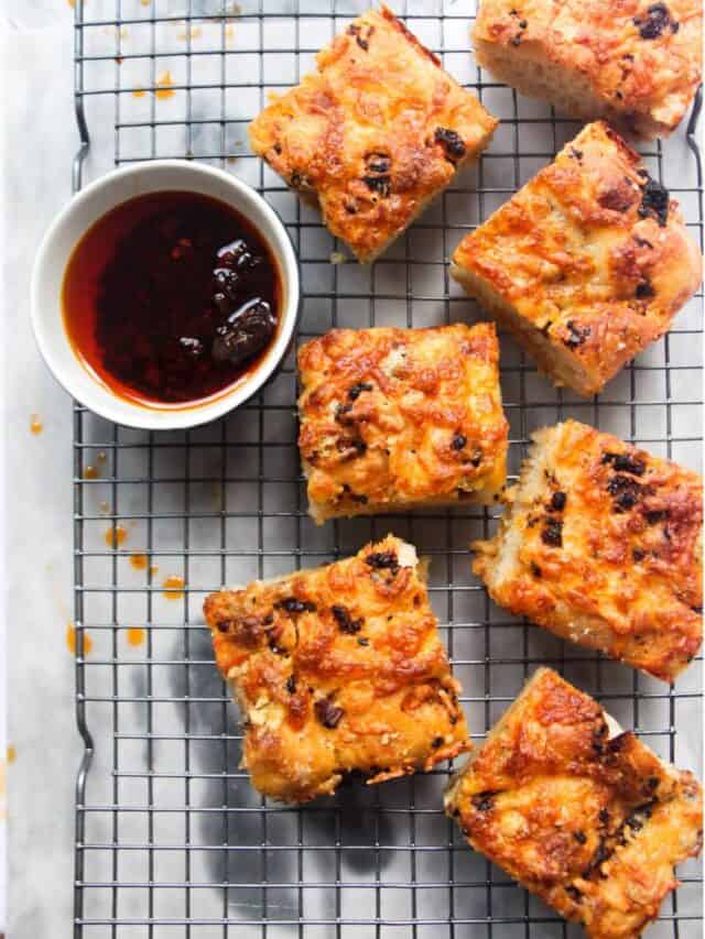 SUPER Easy No-Knead Focaccia Bread Recipe - Dished by Kate