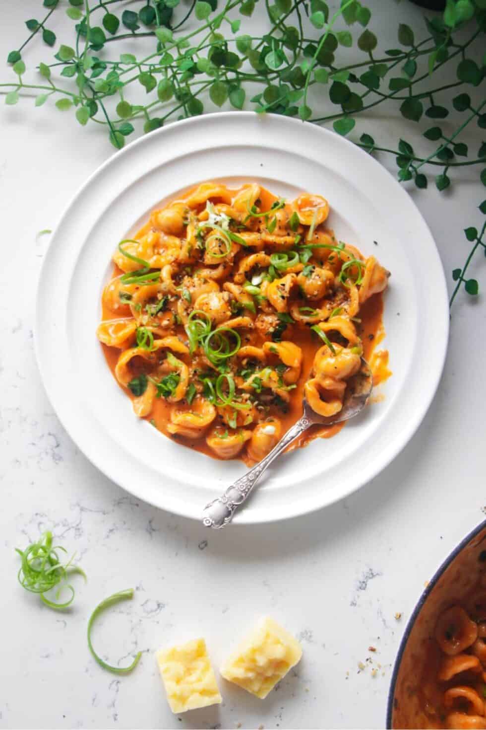 Creamy Gochujang Pasta - Dished by Kate