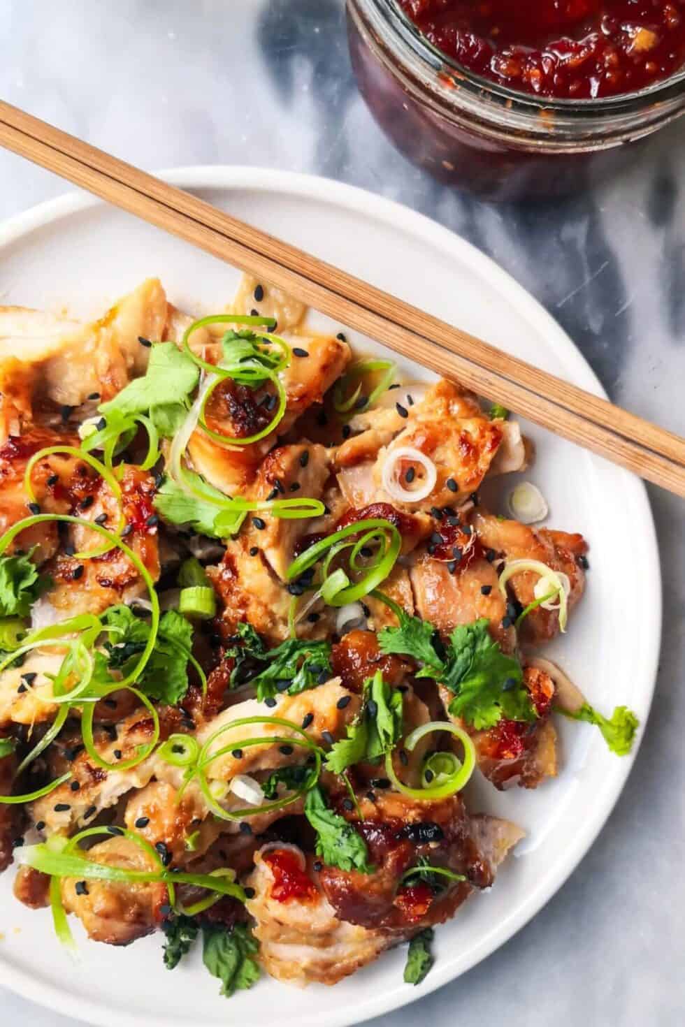 Easy Sticky Miso Chicken - Dished by Kate