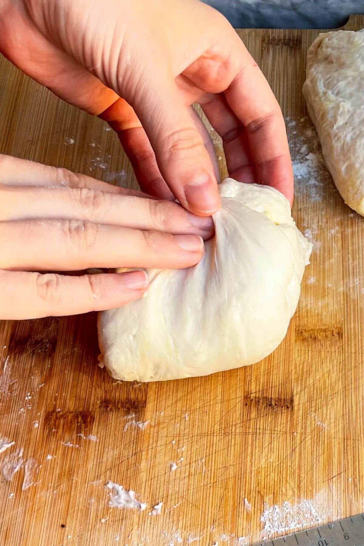 Easy Pizza Dough recipe (Sourdough Style + No Knead) - Dished by Kate