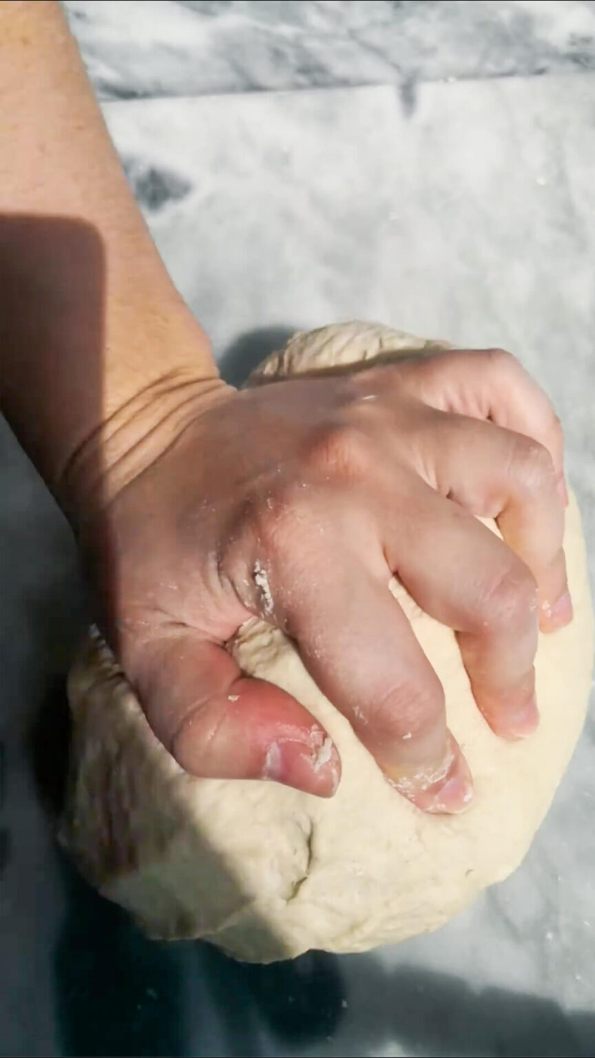 How To Knead Dough - Dished by Kate