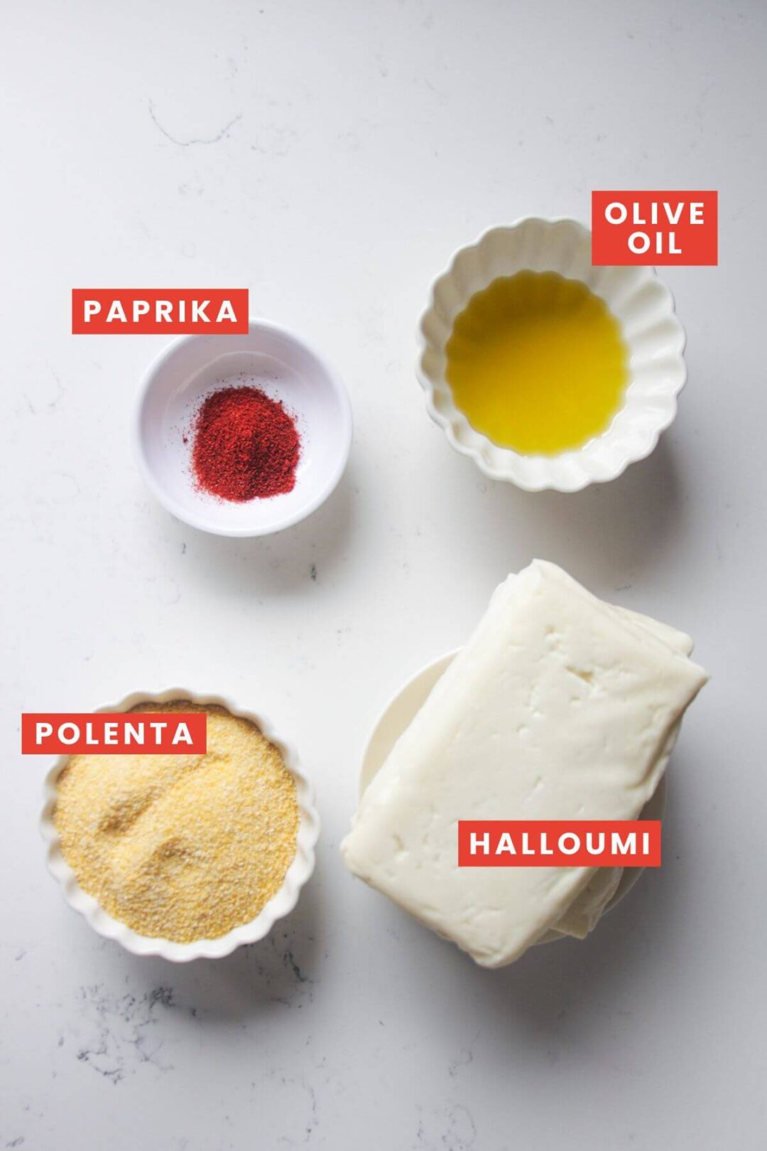 Easy Crispy Baked Halloumi Fries (4 Ingredients) - Dished by Kate