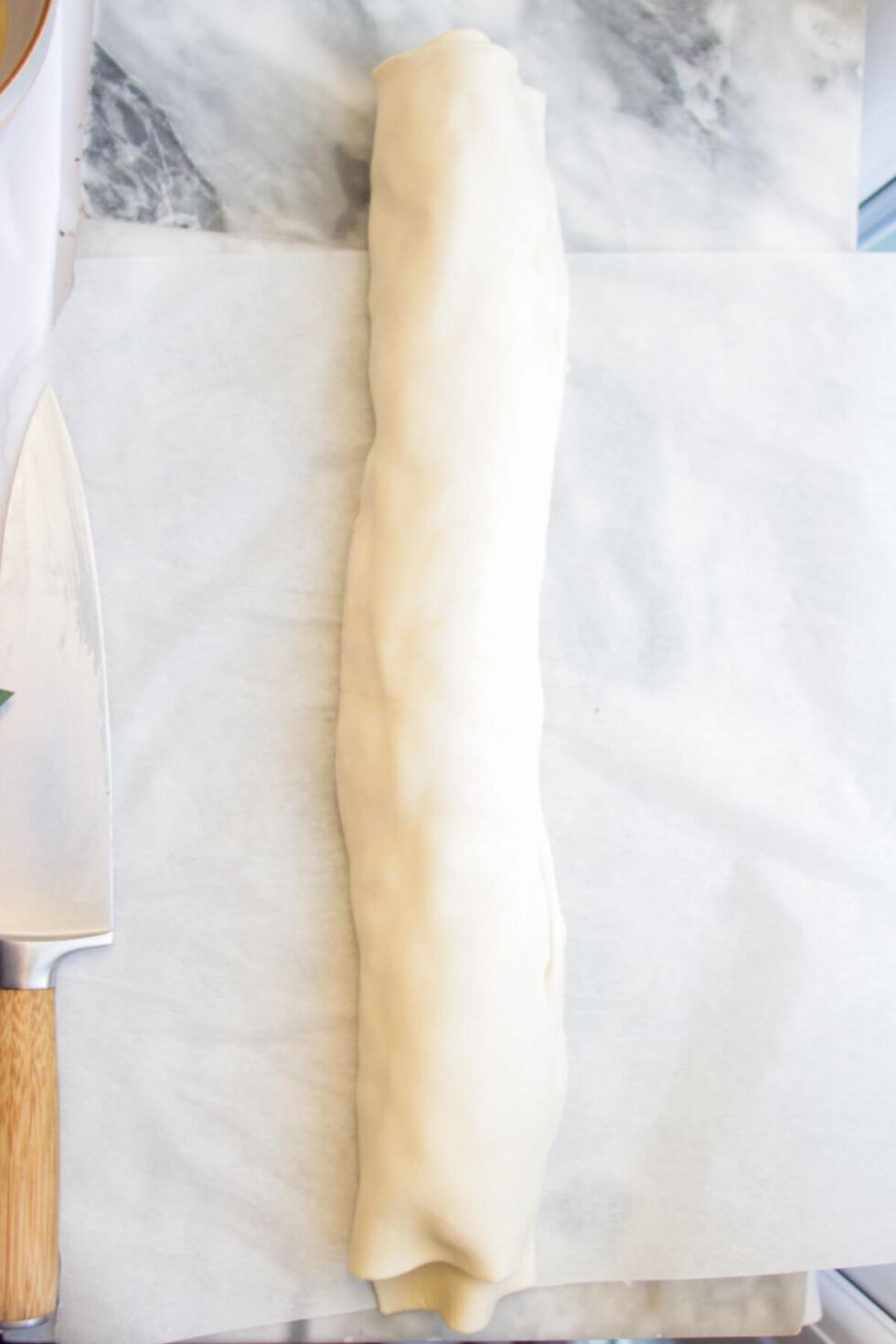 Easy Christmas Sausage Roll Wreath with Cranberries - Dished by Kate