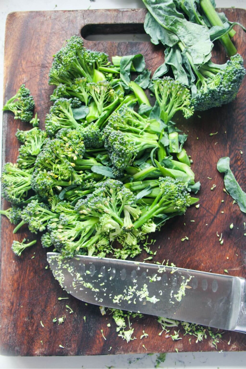 Grilled Broccoli Crunch Salad with Bacon - Dished by Kate