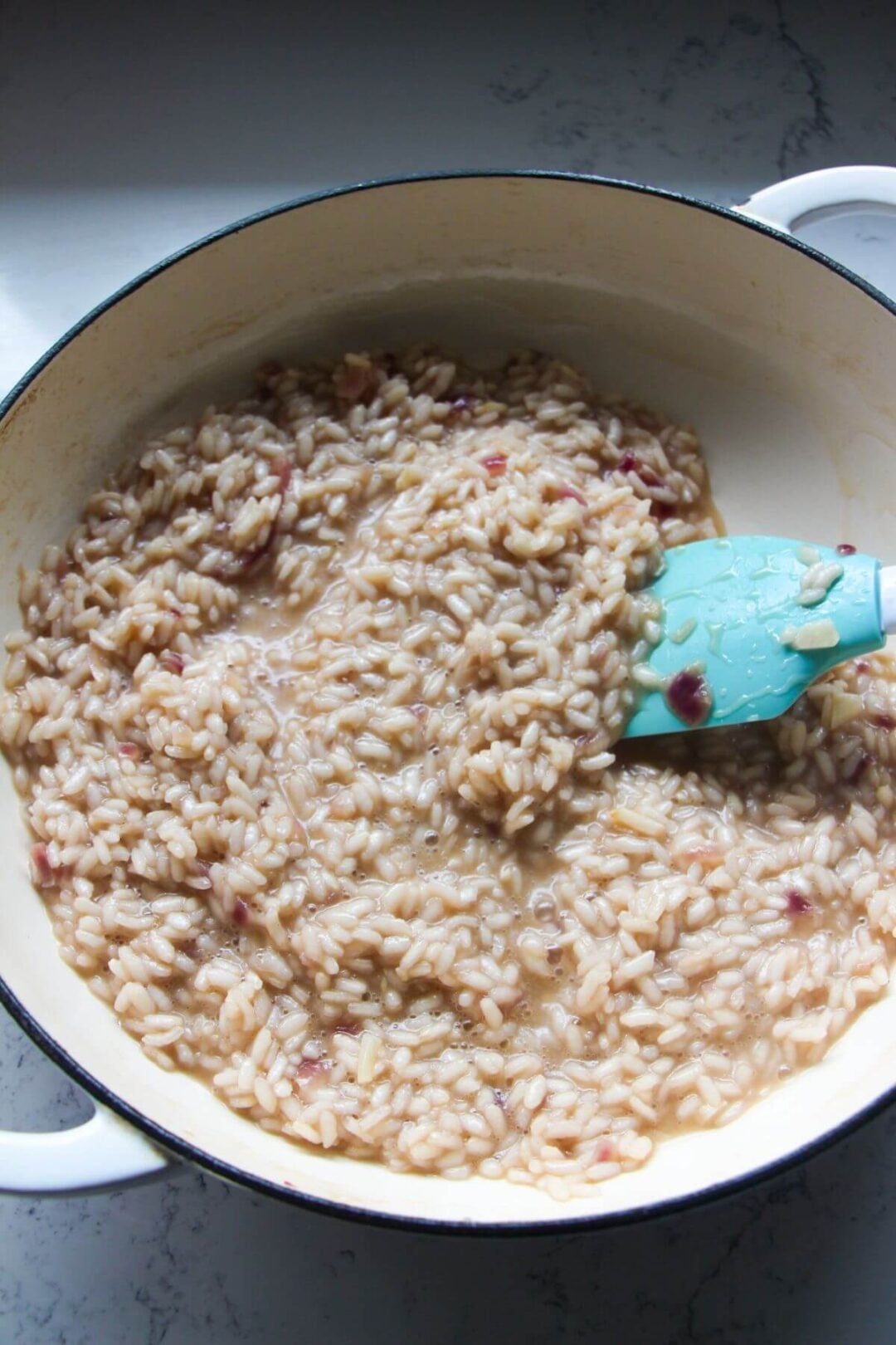 Easy Pink Beet Risotto - Dished by Kate