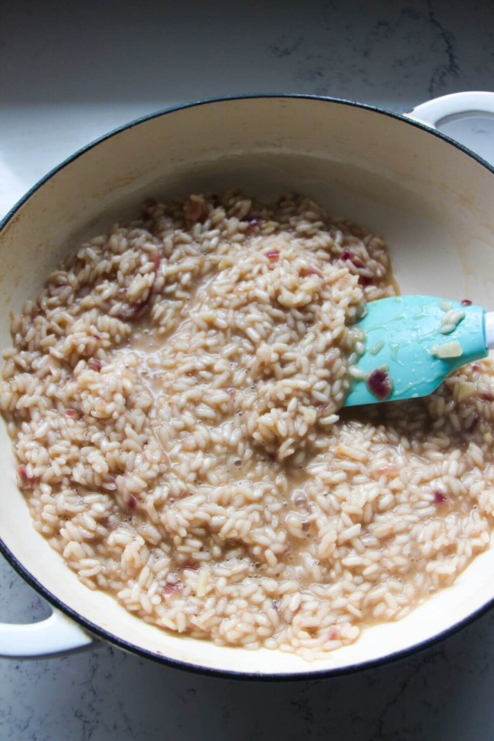 Easy Pink Beet Risotto - Dished by Kate