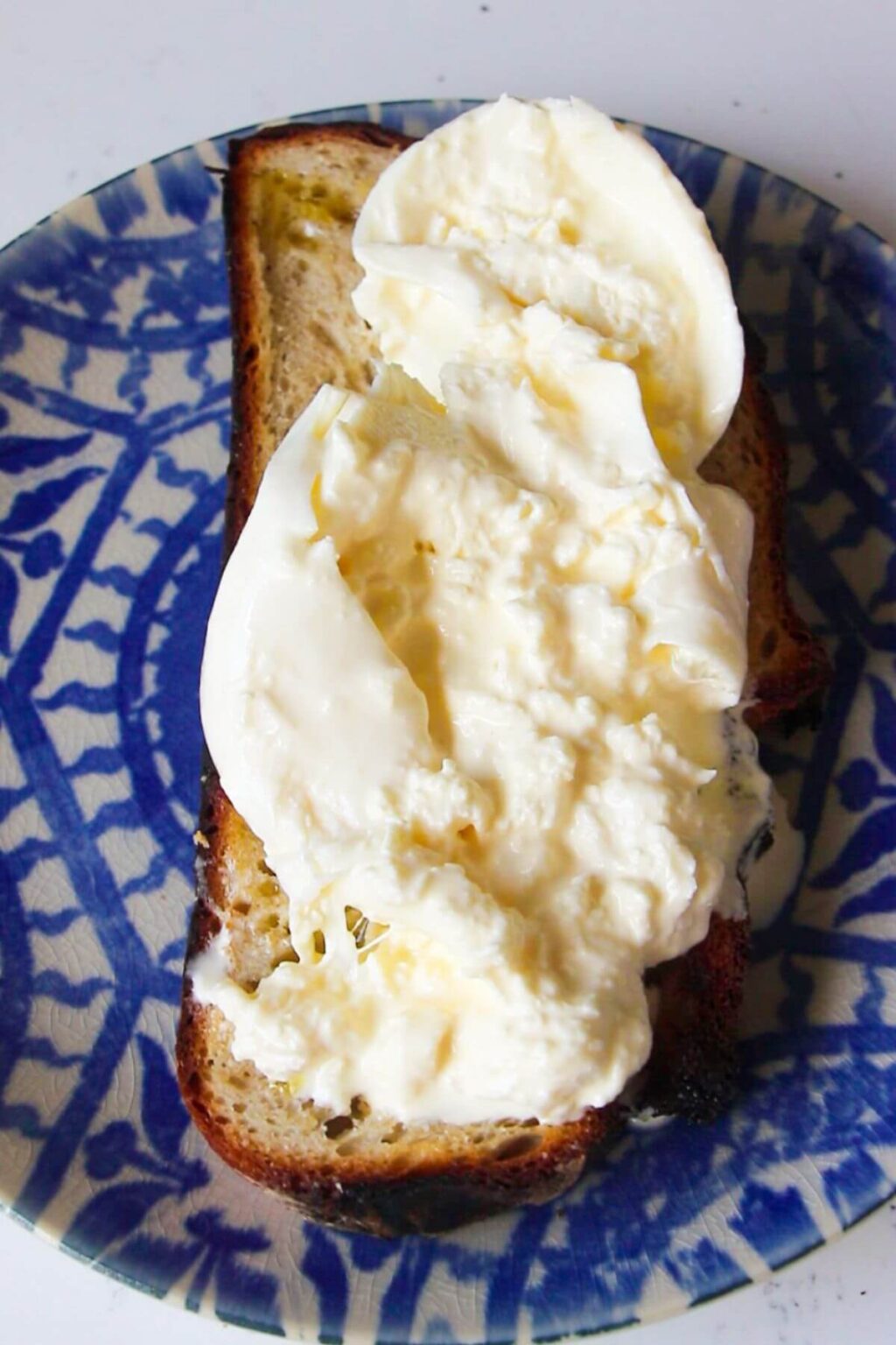 Burrata Toast with Hot Honey - Dished by Kate