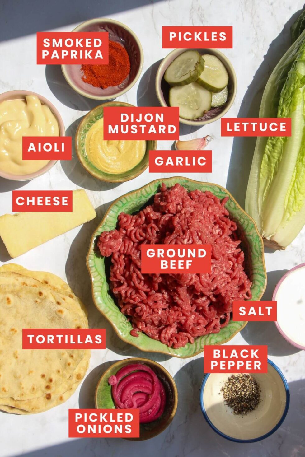 Easy Big Mac Smash Burger Tacos - Dished by Kate