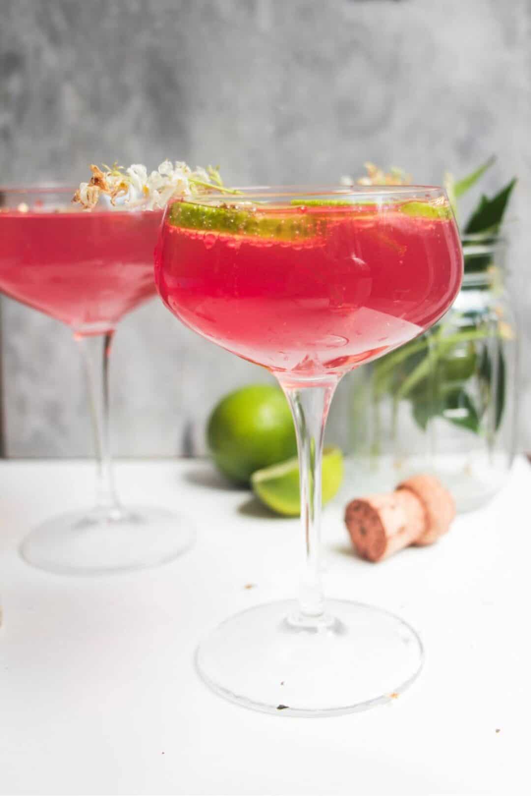 Hugo Spritz (Elderflower & Prosecco Cocktail) - Dished by Kate