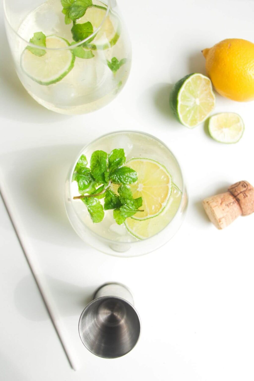 Hugo Spritz (Elderflower & Prosecco Cocktail) - Dished by Kate