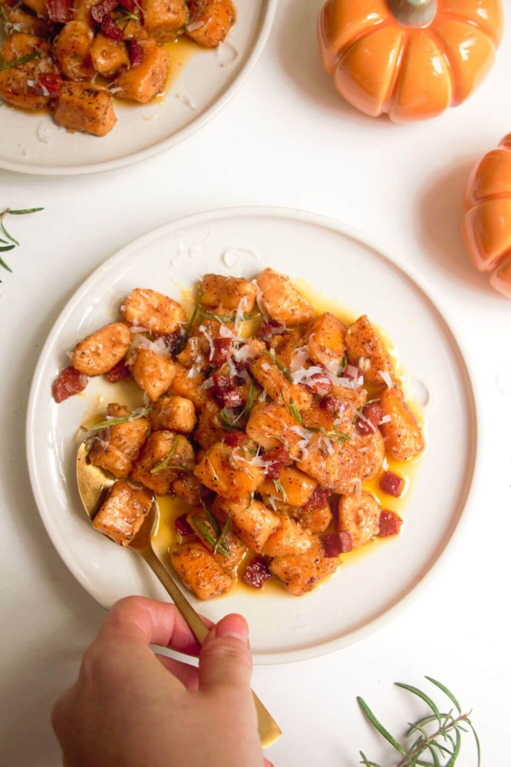 5 Ingredient Sweet Potato Gnocchi - Dished by Kate