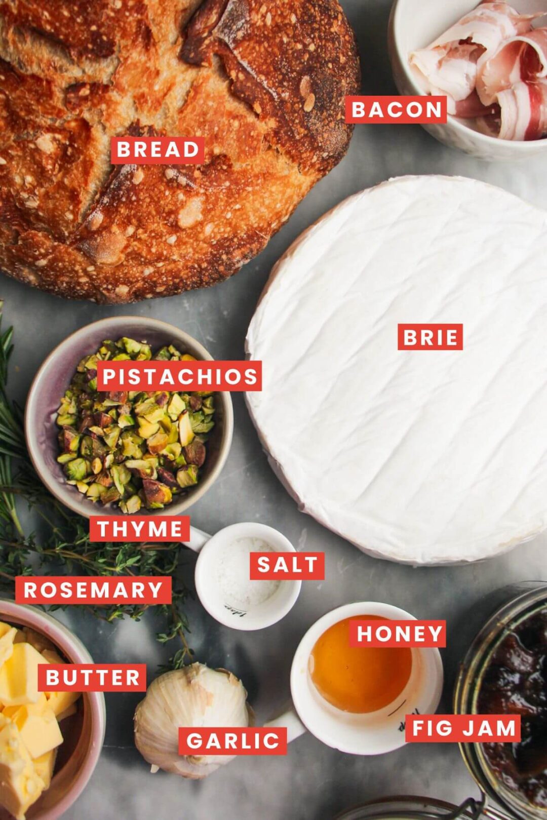 Oozy Baked Brie in a Bread Bowl - Dished by Kate