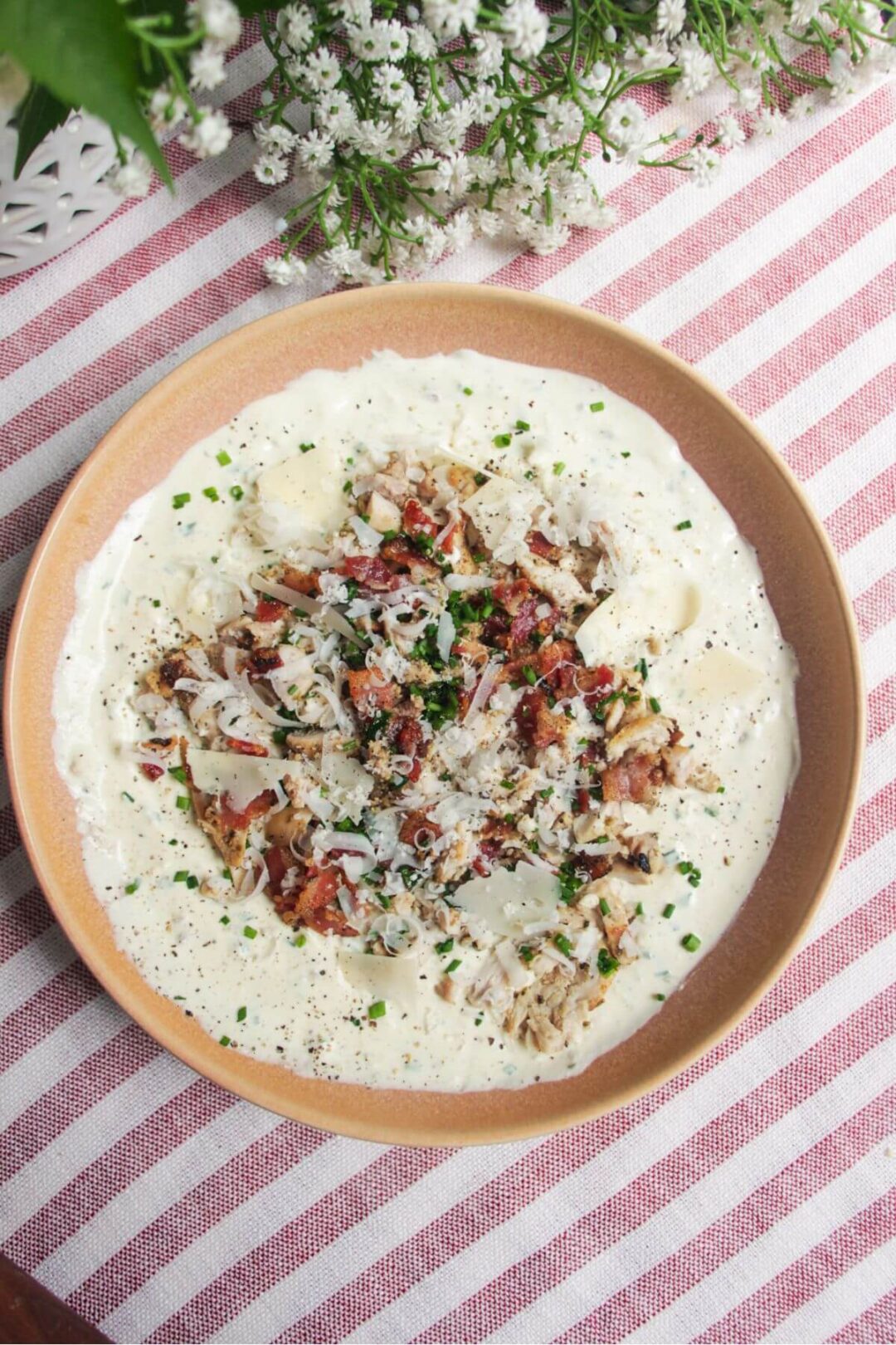 Creamy Chicken Caesar Dip - Dished by Kate