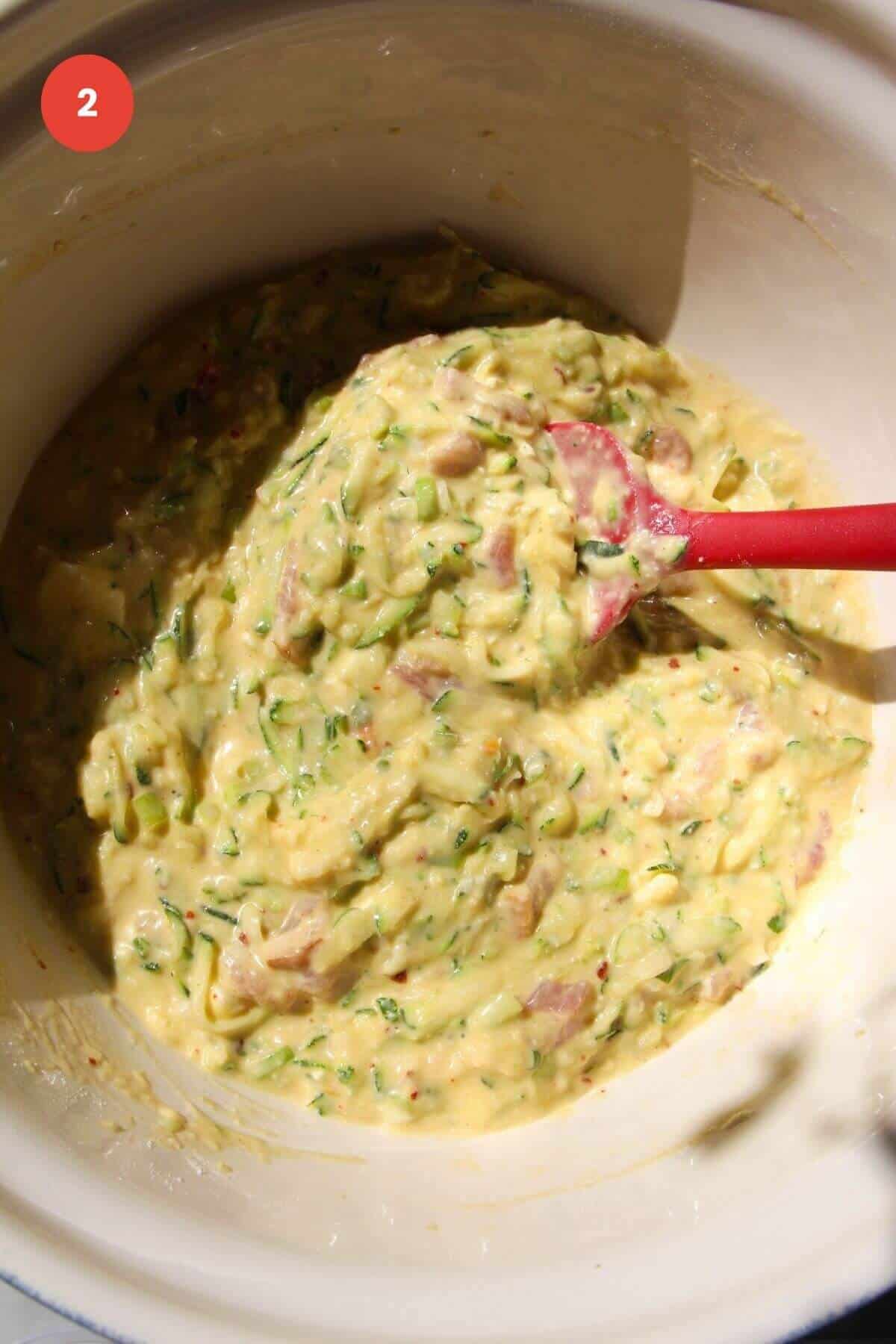 One Bowl Cheesy Zucchini Bread - Dished by Kate