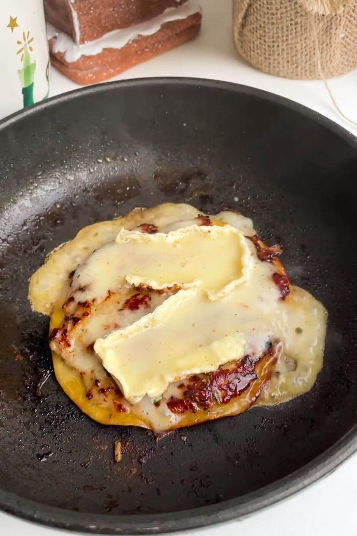 Festive Smash Tacos with Bacon and Brie - Dished by Kate