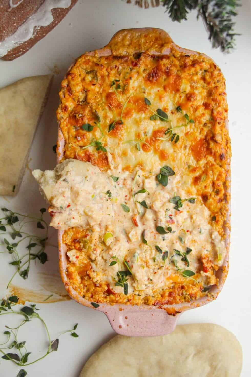 Creamy Baked 'Marry Me' Chicken Dip - Dished by Kate