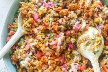 Air Fryer Viral Chicken Doner Kebab Platter - Dished by Kate