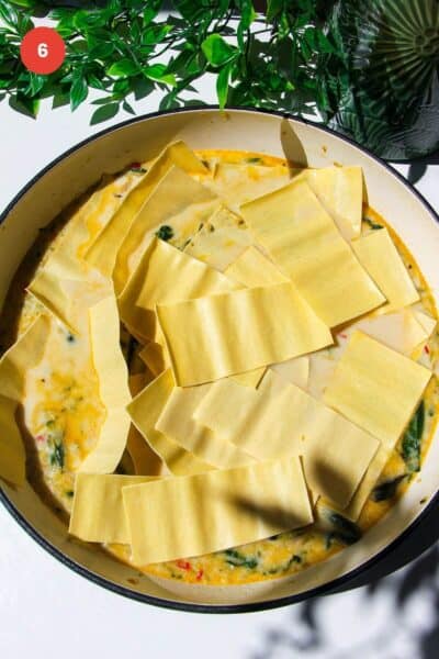 One Pot Green Goddess Lasagna - Dished by Kate